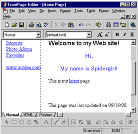 Tutorial 3 Assignment: Web Design with FrontPage
